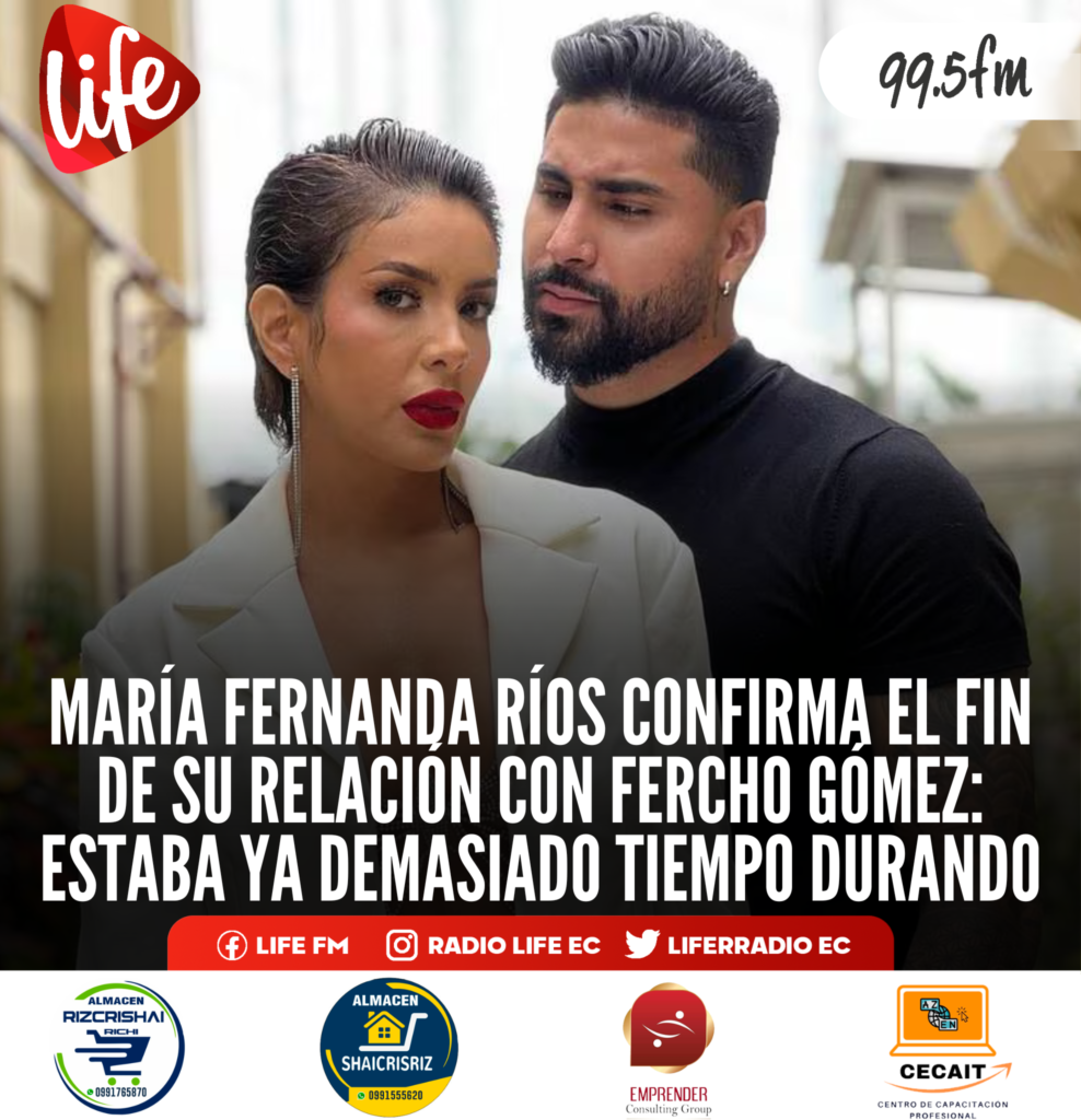MARÍA FERNANDA RÍOS CONFIRMA EL FIN DE SU RELACIÓN CON FERCHO GÓMEZ: ESTABA YA DEMASIADO TIEMPO ...