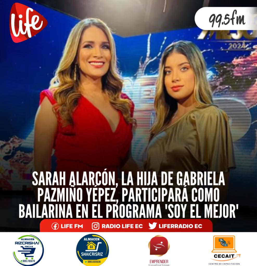 SARAH ALARCÓN, LA HIJA DE GABRIELA PAZMIÑO YÉPEZ, PARTICIPARÁ COMO ...
