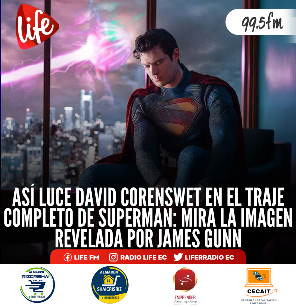 ASÍ LUCE DAVID CORENSWET EN EL TRAJE COMPLETO DE SUPERMAN: MIRA LA IMAGEN REVELADA POR JAMES ...