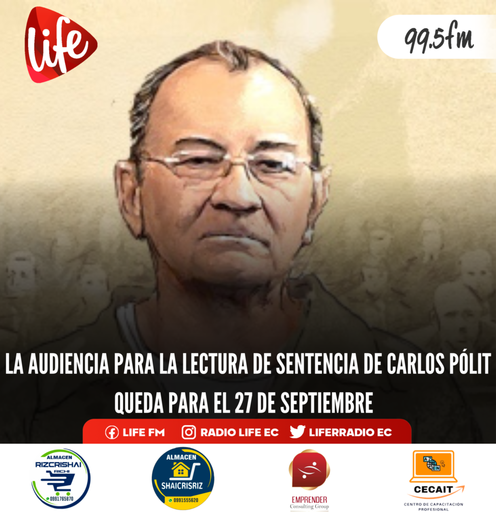 LA AUDIENCIA PARA LA LECTURA DE SENTENCIA DE CARLOS PÓLIT QUEDA PARA EL ...