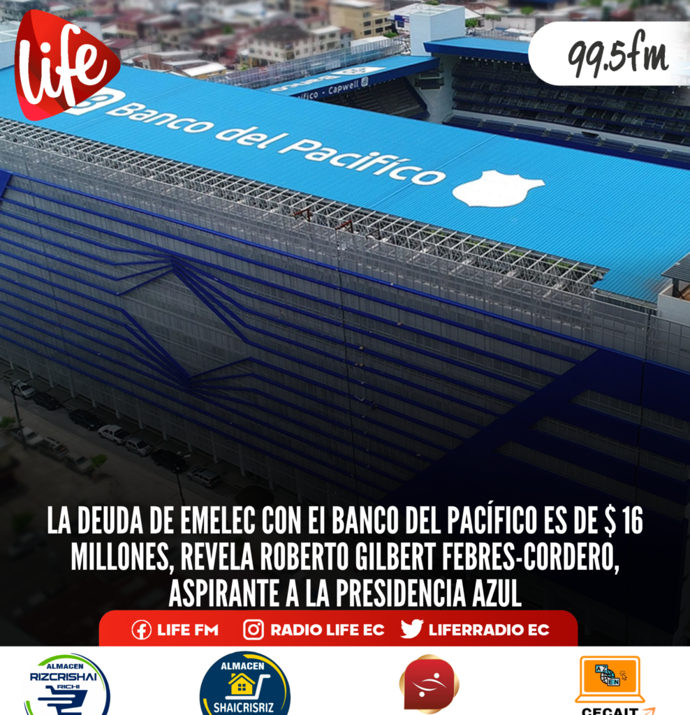 La deuda de Emelec con el Banco del Pacífico es de $ 16 millones ...